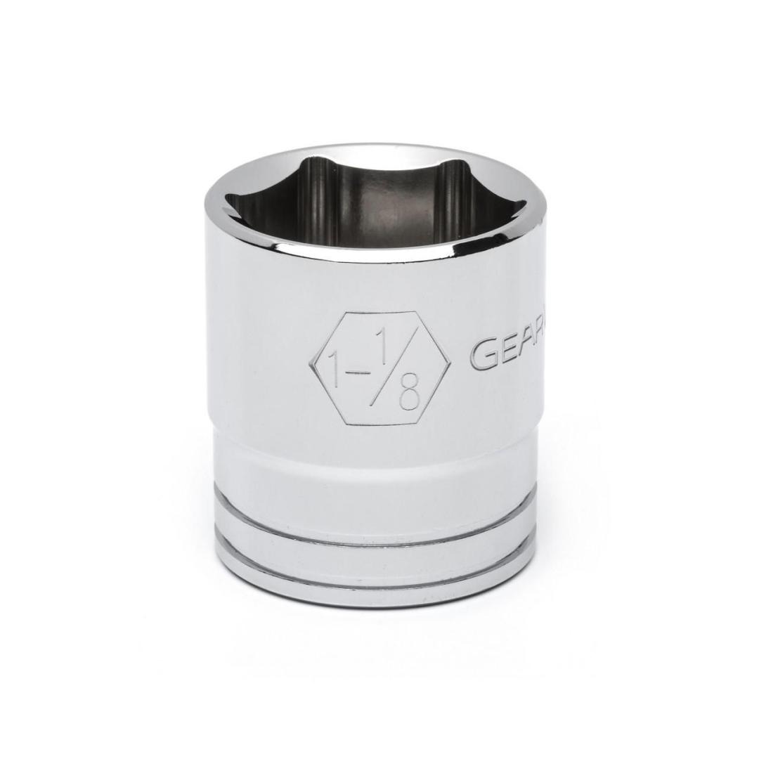 1/2" Drive 6 Point Standard SAE Socket 1-1/8"