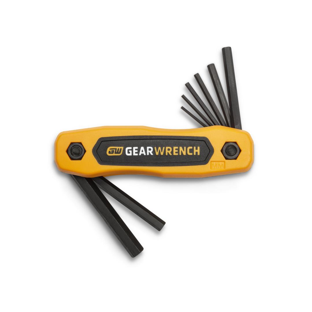8 Piece Metric Folding Hex Key Set | GEARWRENCH