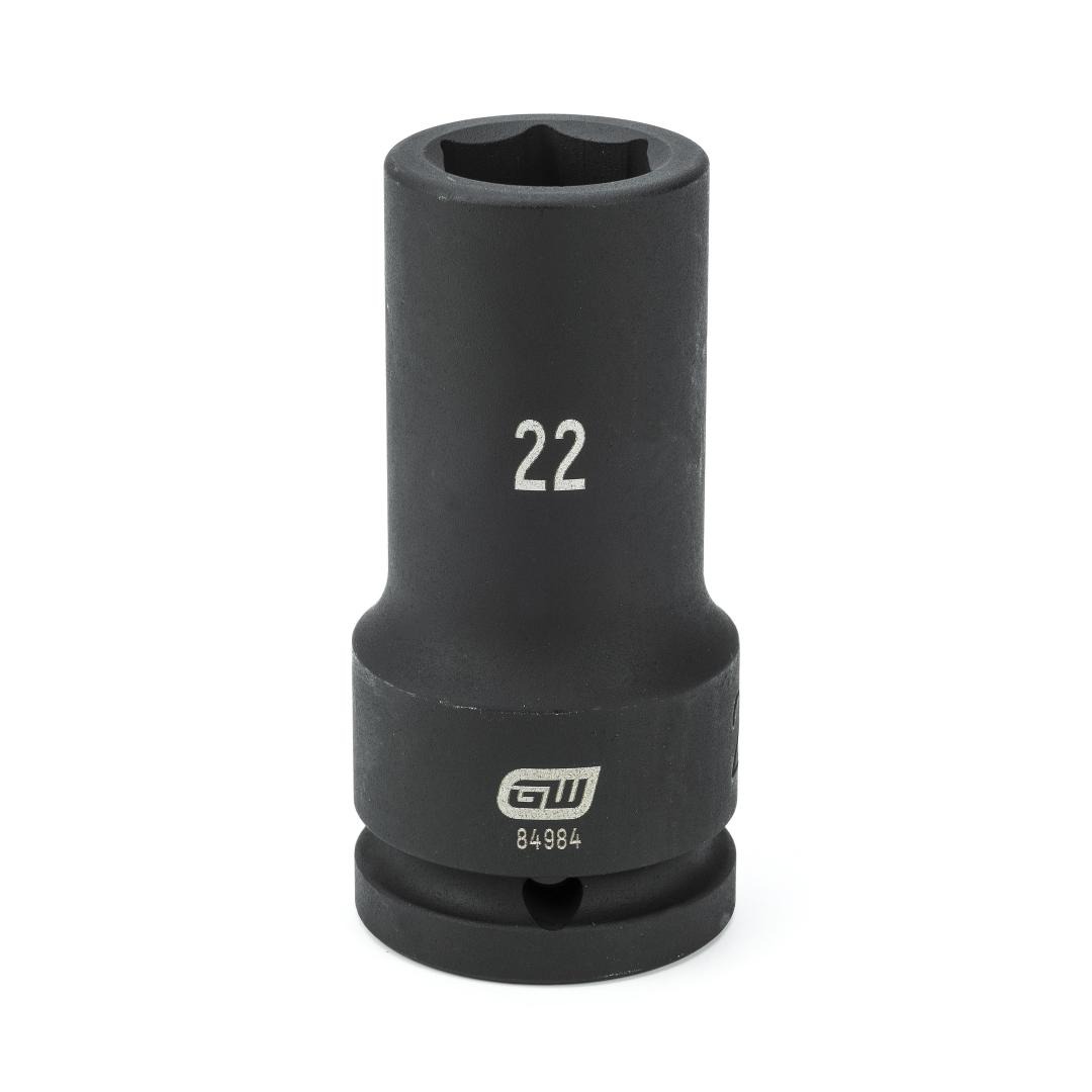 3/4" Drive 6 Point Deep Impact Metric Socket 22mm