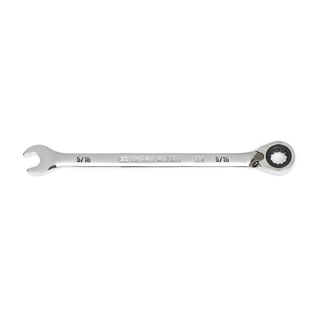 5/16" 90-Tooth 12 Point Reversible Ratcheting Wrench
