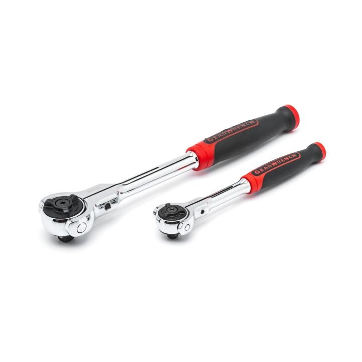 2 Pc. 72-Tooth Dual Material Roto Ratchet Set