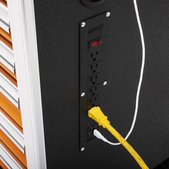 72" Rolling Tool Cabinet with Chrome Drawer Pulls