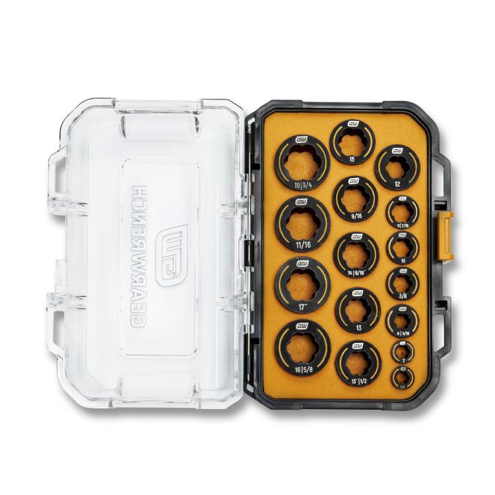 Bolt Biter™ SAE/Metric Wrench Insert Set, 16 Piece