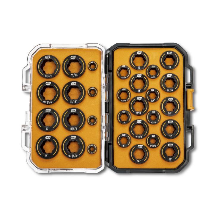 Bolt Biter™ SAE/Metric Wrench Insert Set, 30 Piece