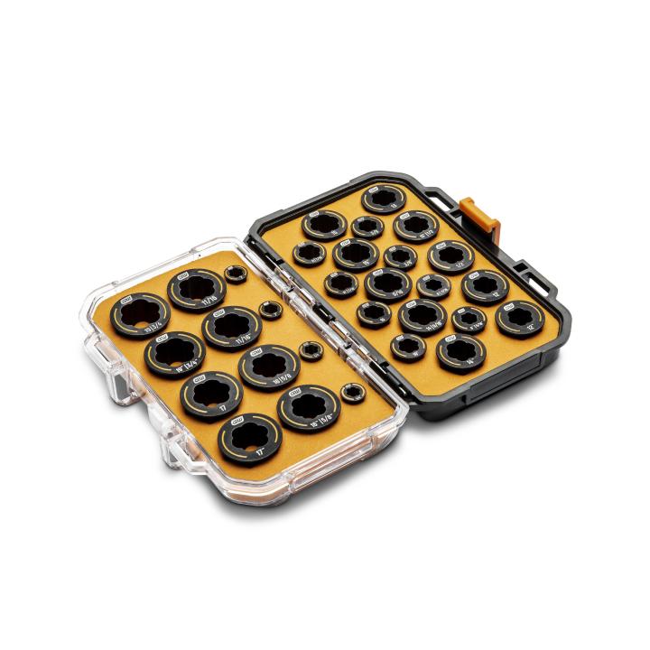 Bolt Biter™ SAE/Metric Wrench Insert Set, 30 Piece