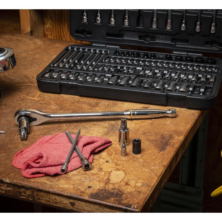 80 Pc Hex/Ball End /Tamper Proof /E-Torx/Torx Bit Socket Set